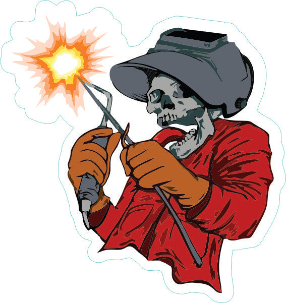 Skull welder – STICKER SHOCK