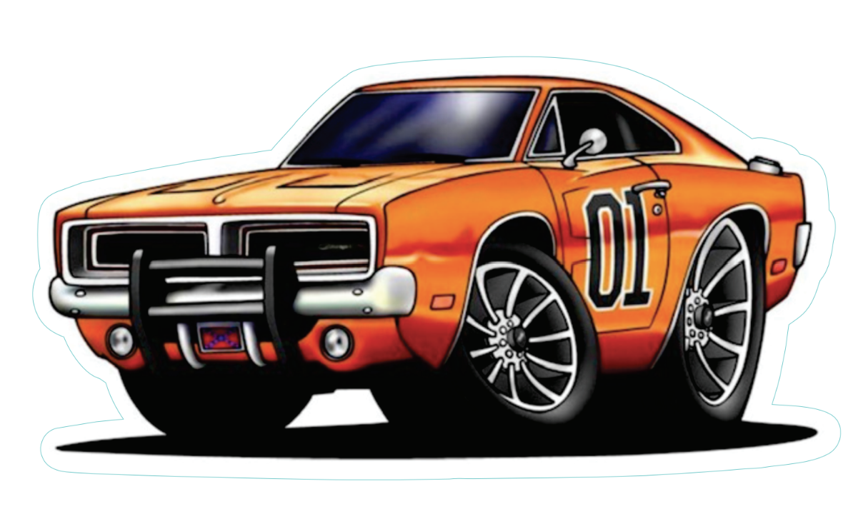 General Lee – STICKER SHOCK