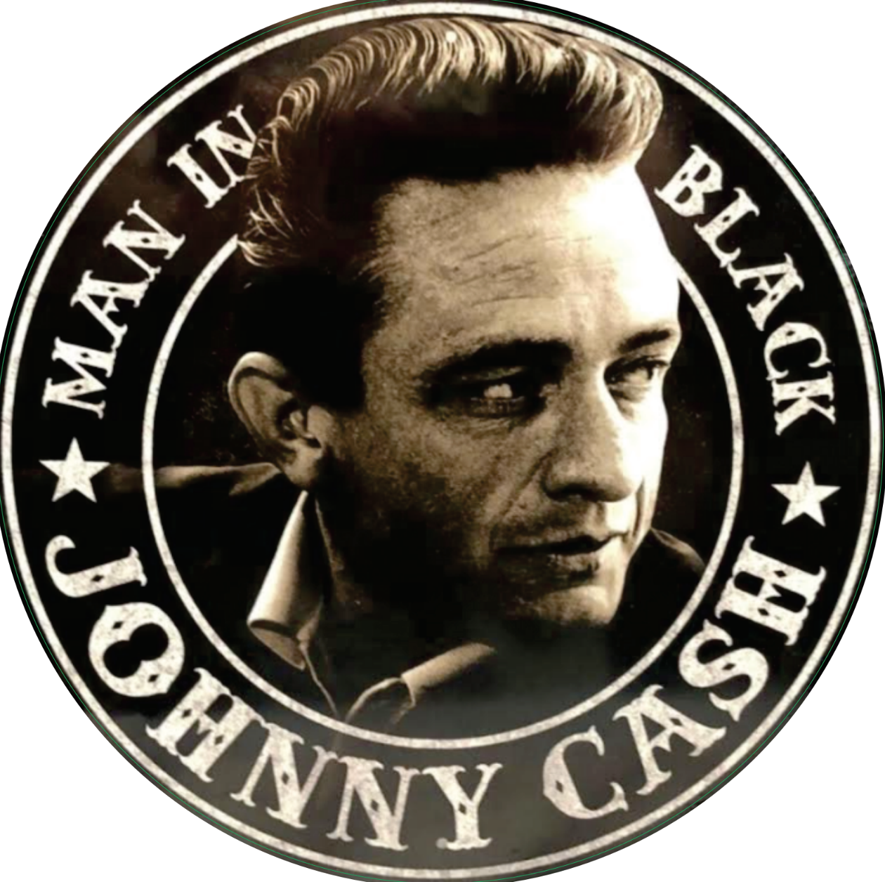 Johnny Cash Man In Black – STICKER SHOCK