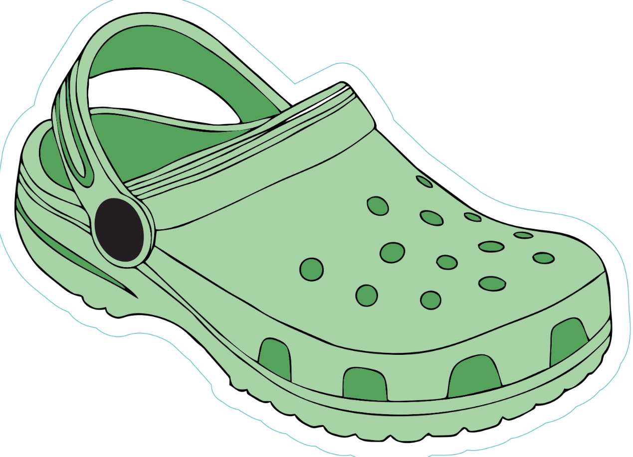 Green Crock – STICKER SHOCK